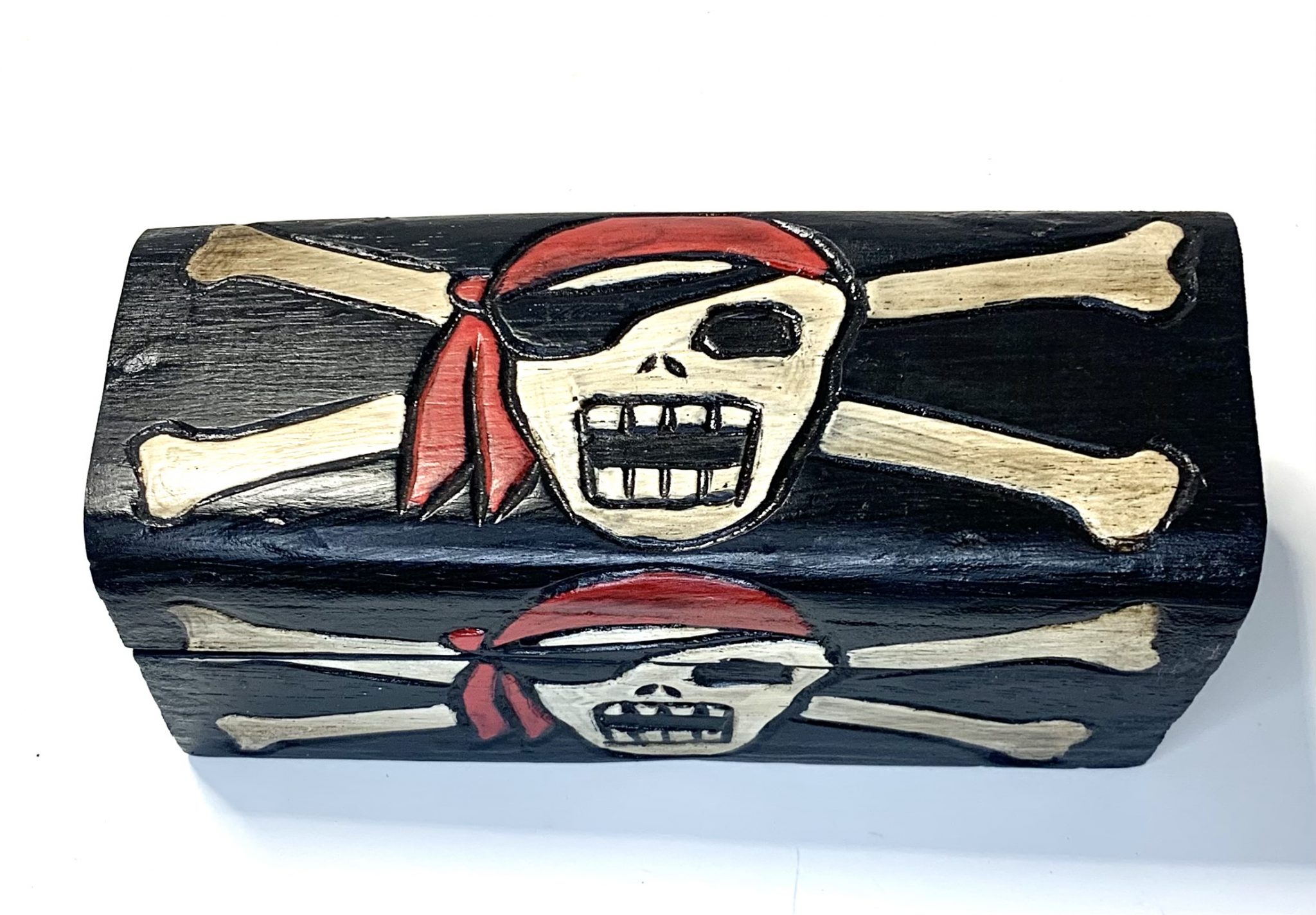 Rectangular Pirate Box – World Shells Nautical Decor